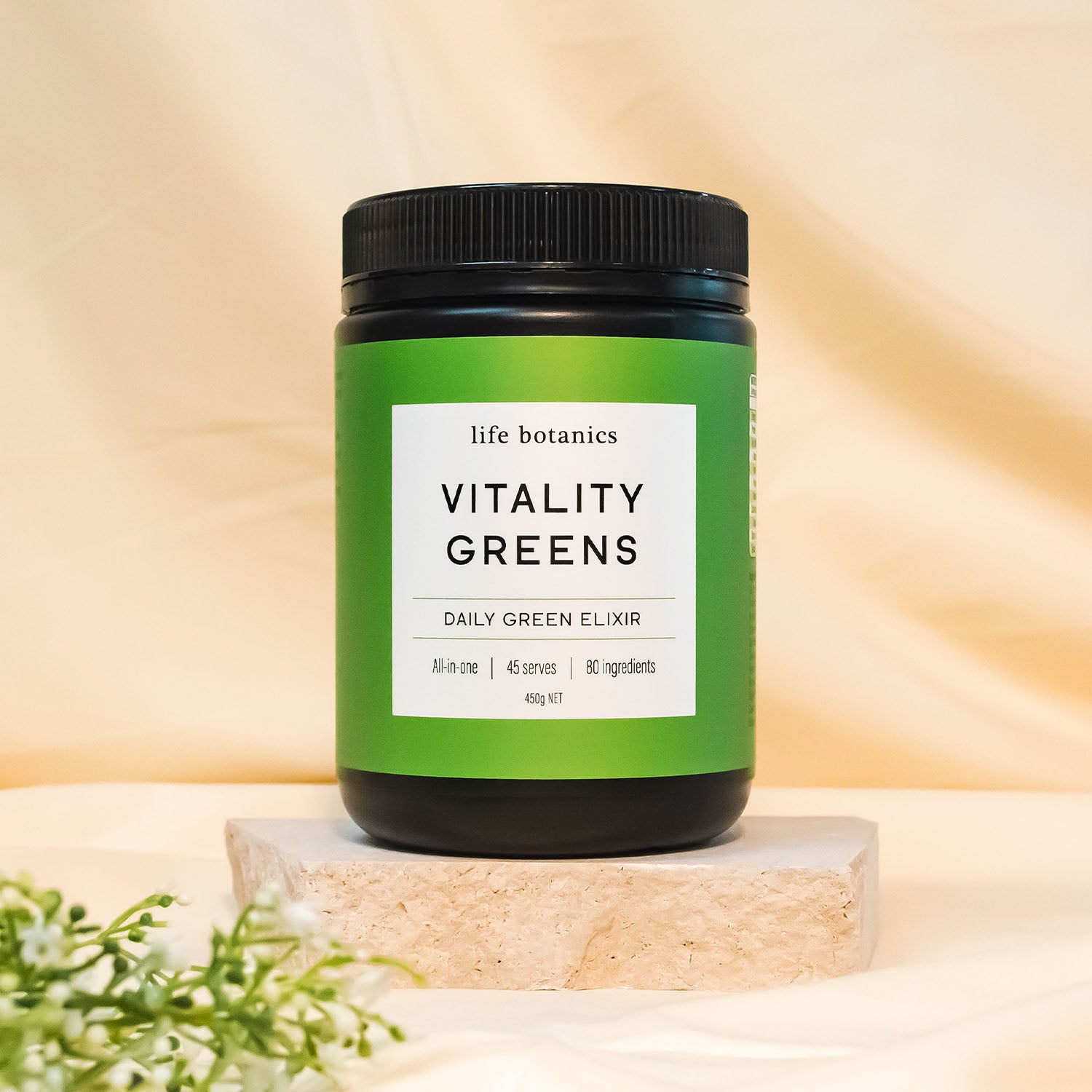 Life Botanics Vitality Greens 450g | Daily Greens Powder